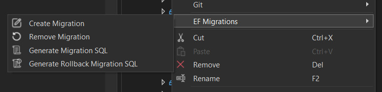 EF Migration Generator - Visual Studio Marketplace